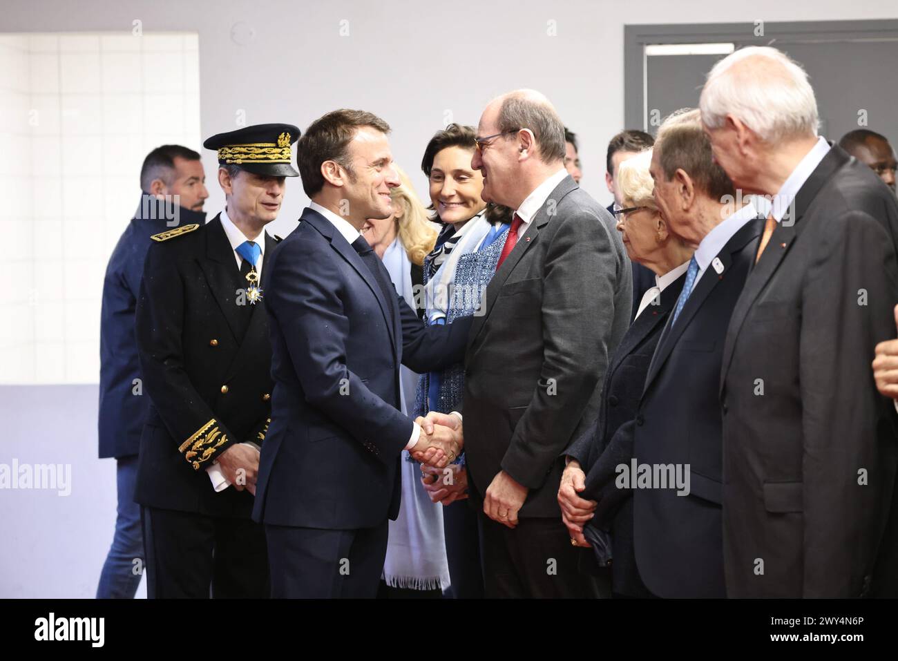 Saint Denis, France. 04th Apr, 2024. © PHOTOPQR/LE PARISIEN/Fred Dugit ...
