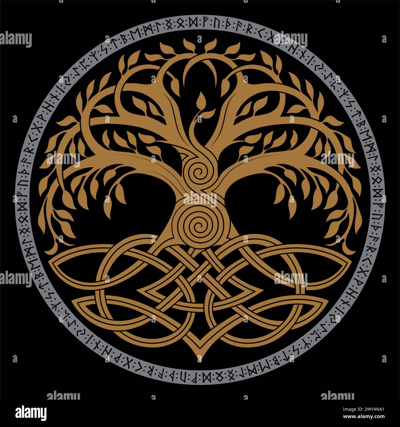 Esoteric tree of life hi-res stock photography and images - Alamy