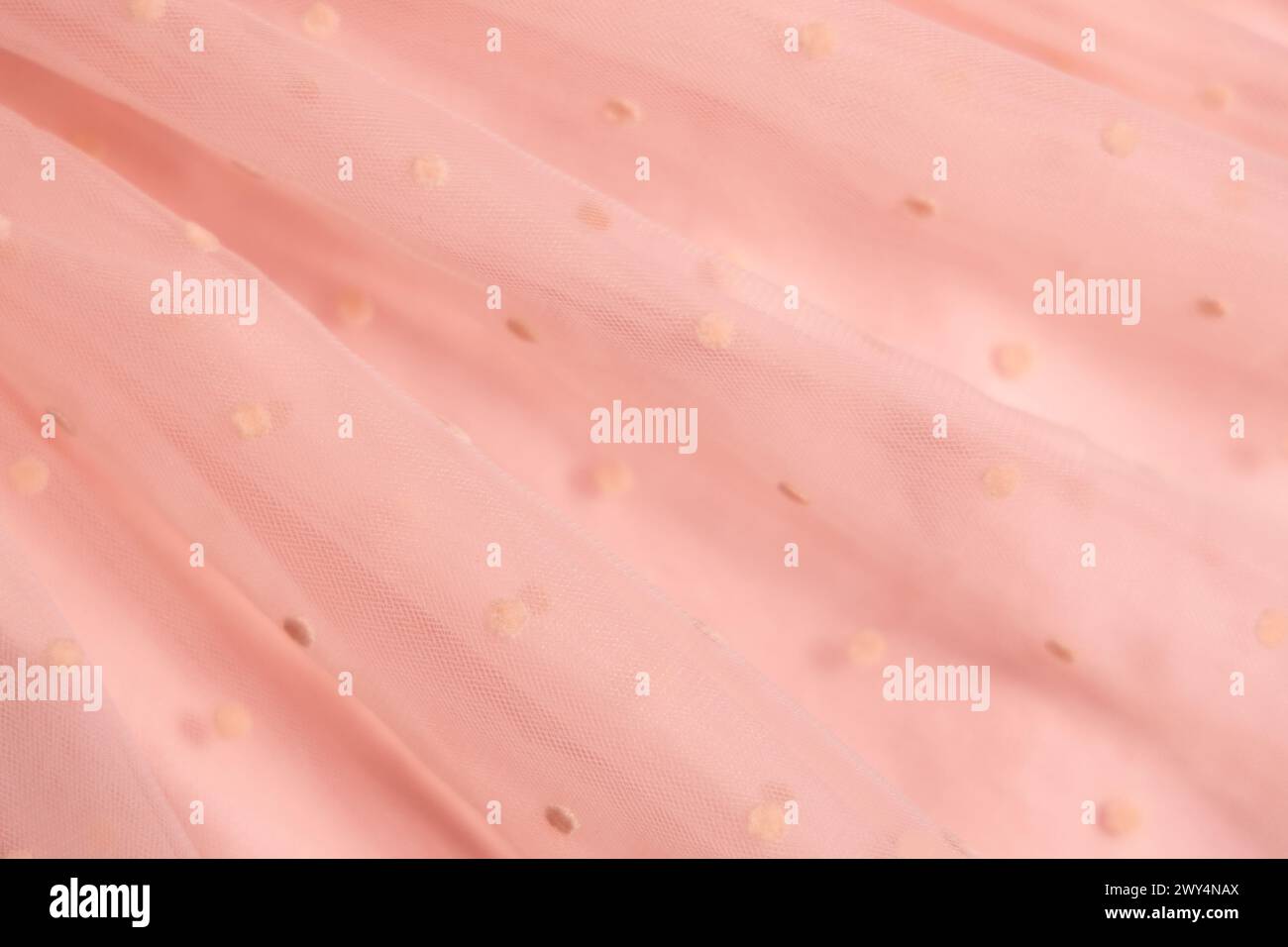 Gentle texture background soft pink color, textile pattern, pink polka ...