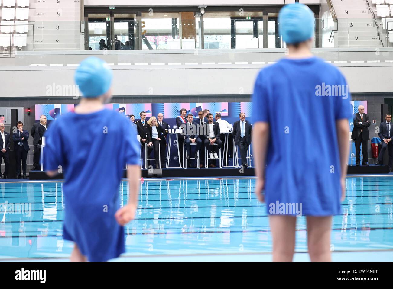 Saint Denis, France. 04th Apr, 2024. © PHOTOPQR/LE PARISIEN/Fred Dugit ...