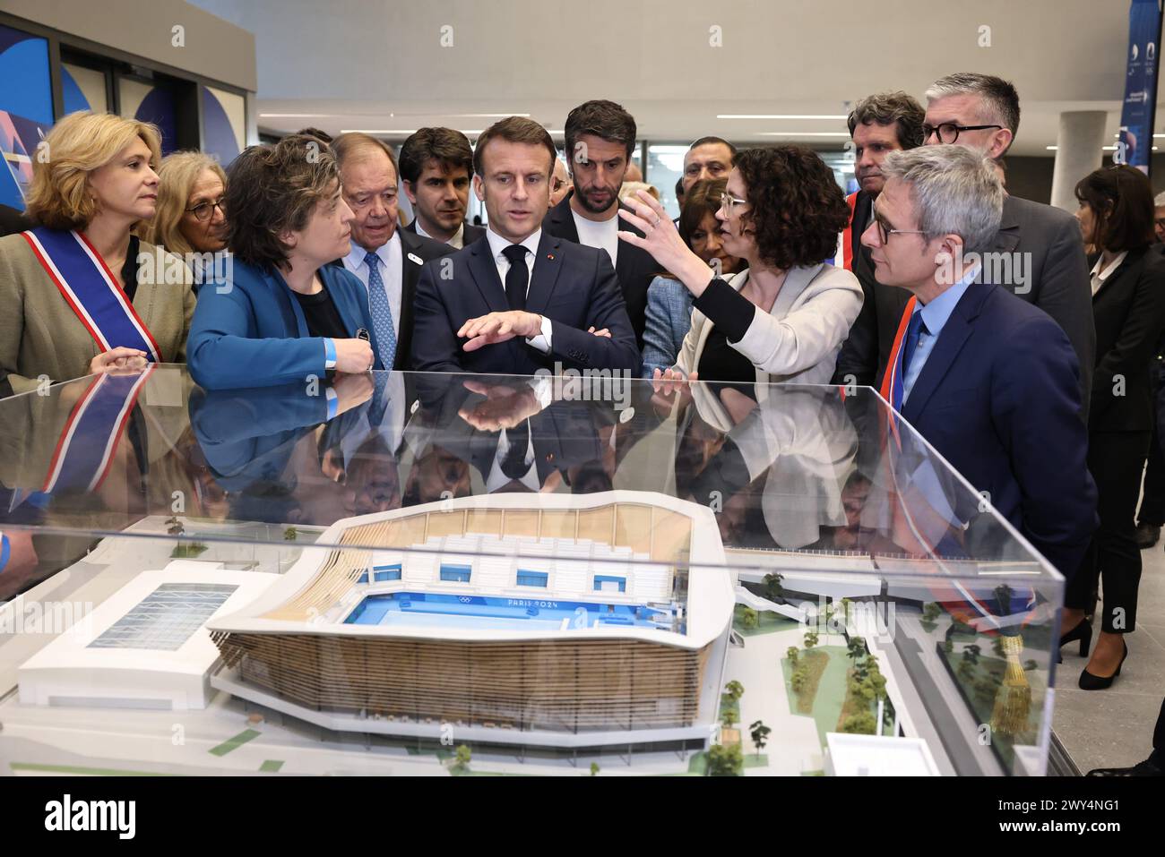 Saint Denis, France. 04th Apr, 2024. © PHOTOPQR/LE PARISIEN/Fred Dugit ...