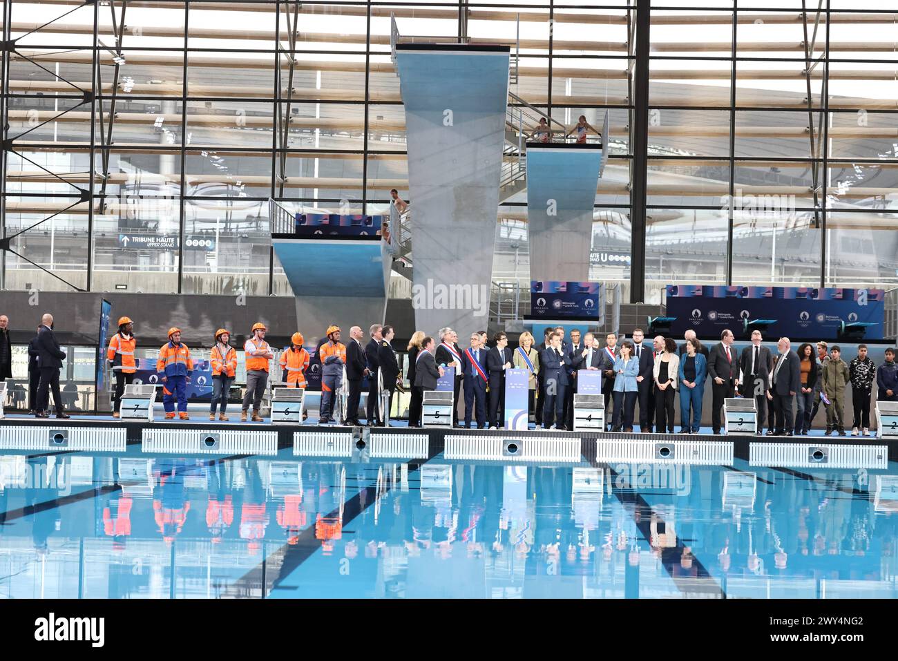 Saint Denis, France. 04th Apr, 2024. © PHOTOPQR/LE PARISIEN/Fred Dugit ...