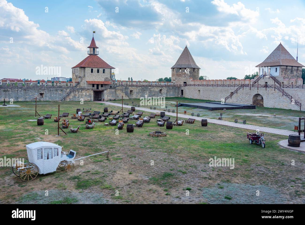 Tighina Fortress in Moldovan town Bender Stock Photo - Alamy