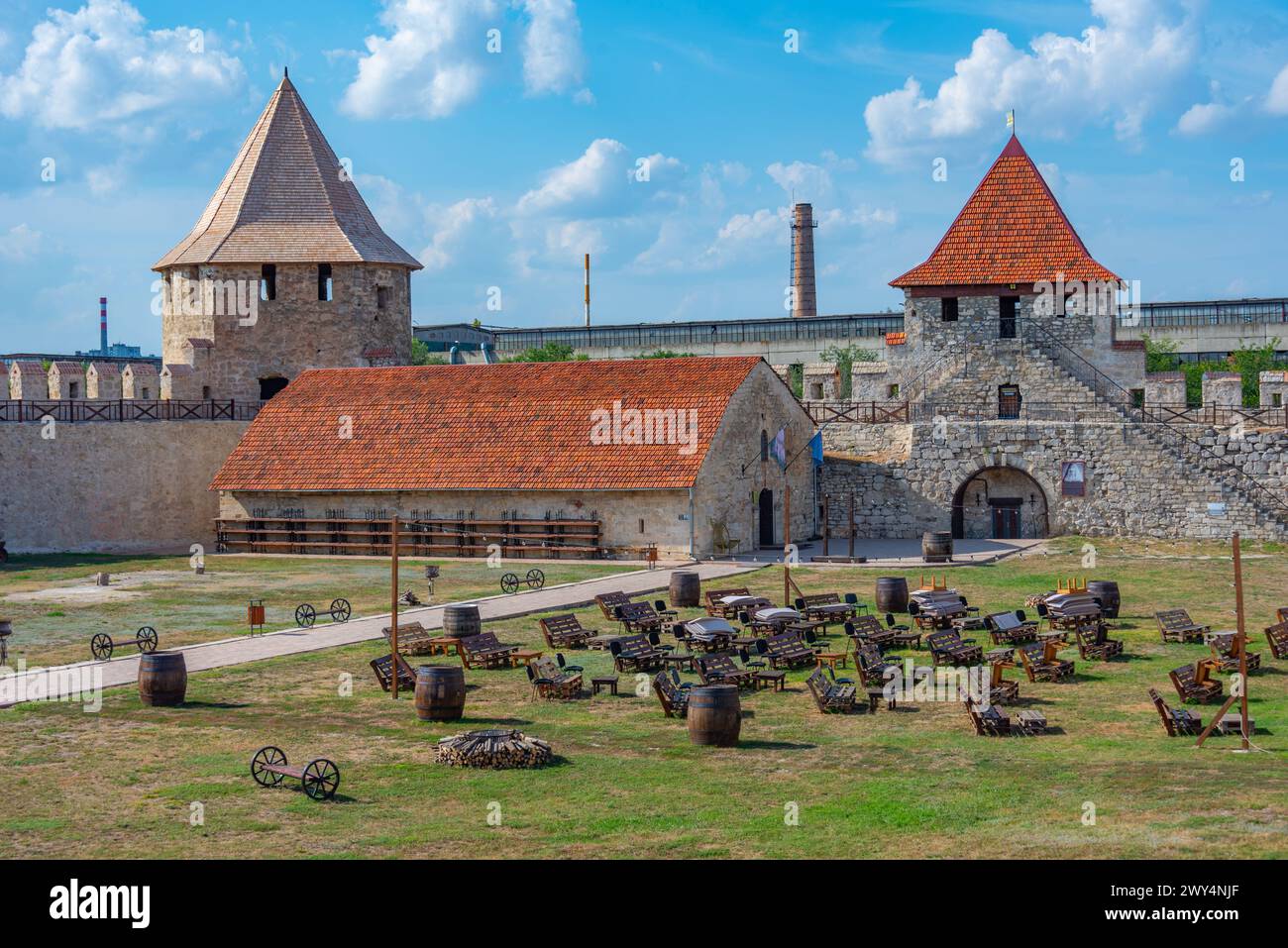 Tighina Fortress in Moldovan town Bender Stock Photo - Alamy