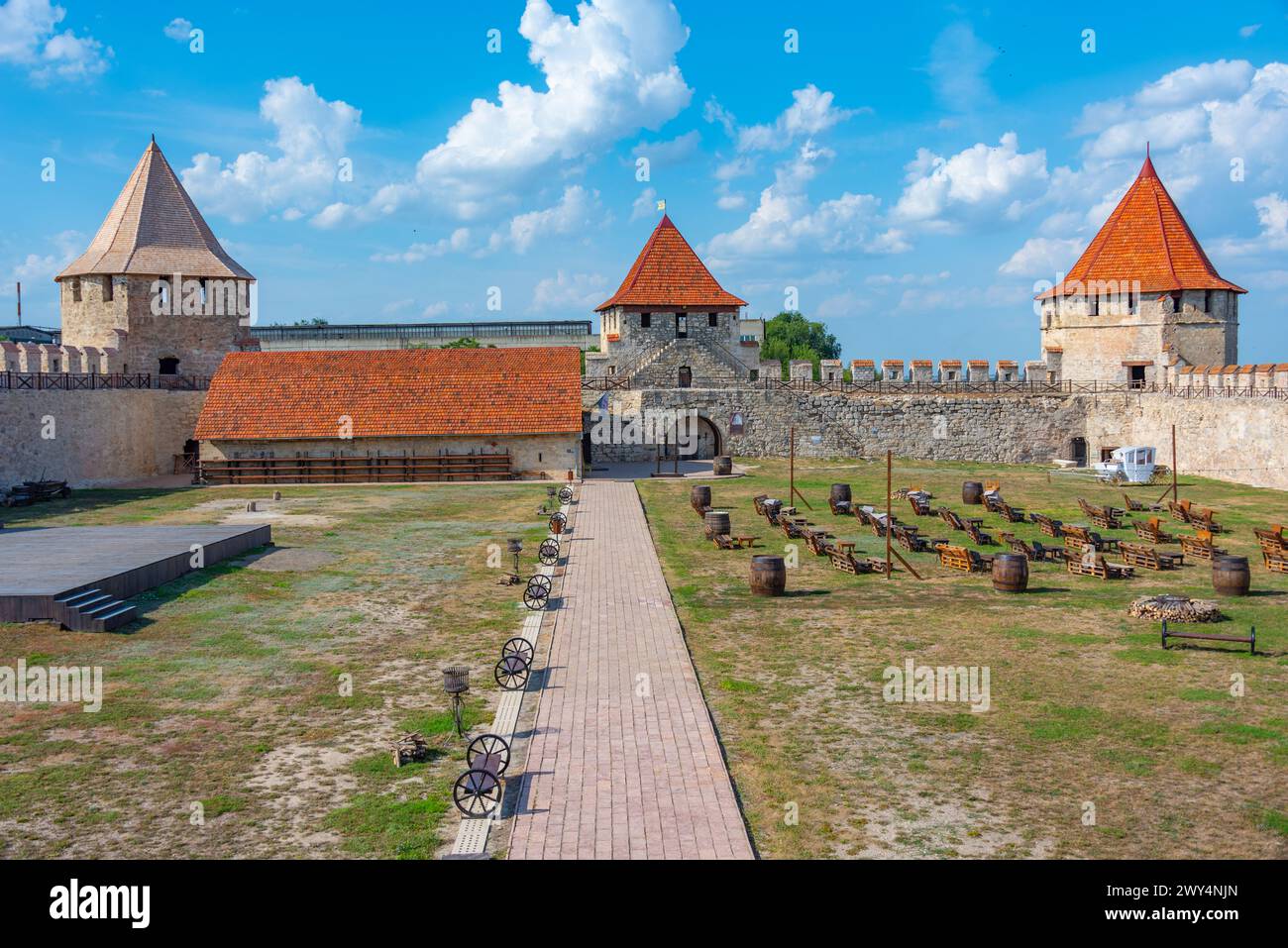 Tighina Fortress in Moldovan town Bender Stock Photo - Alamy