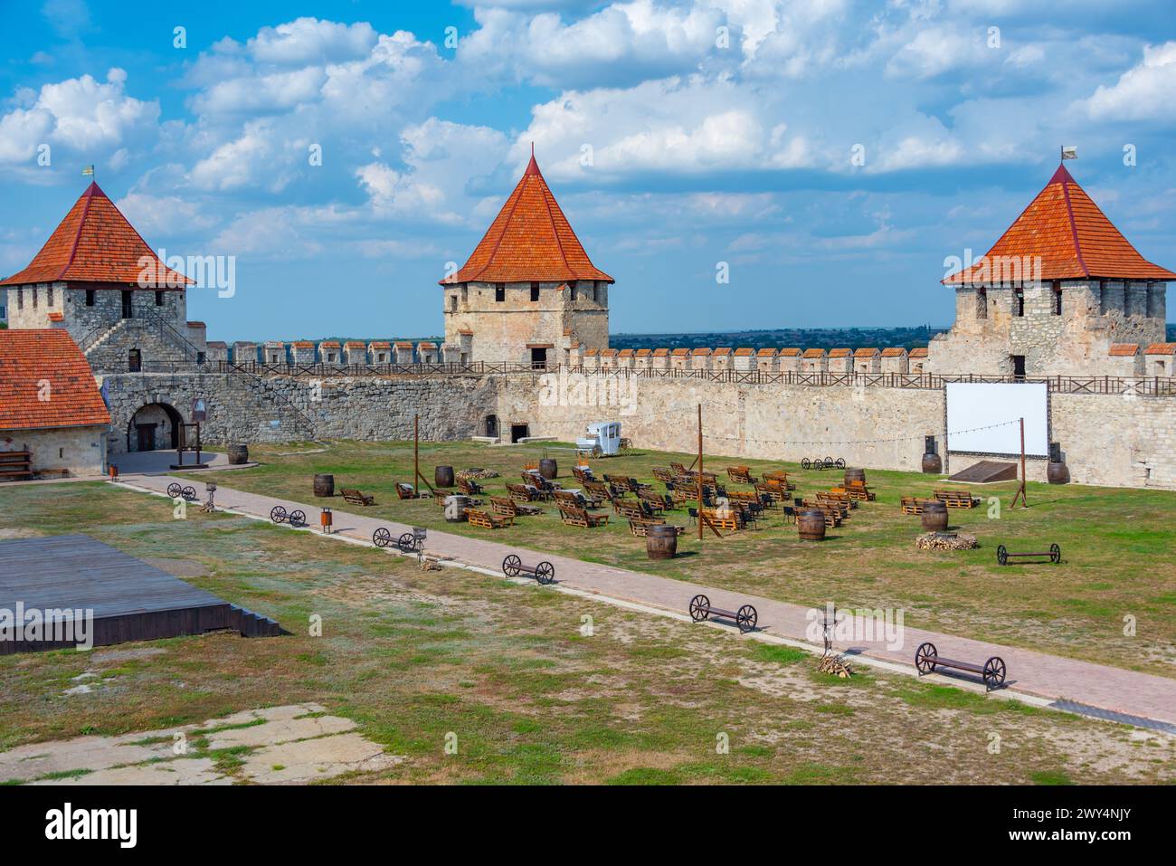 Tighina Fortress in Moldovan town Bender Stock Photo - Alamy