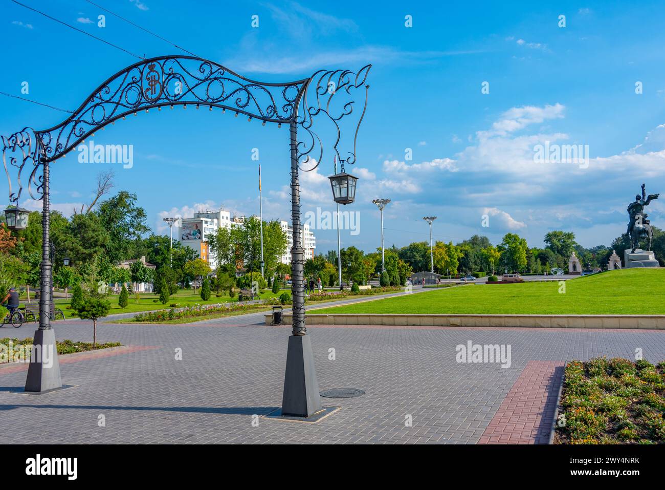 Suvorov Monument in Moldovan town Tiraspol Stock Photo - Alamy