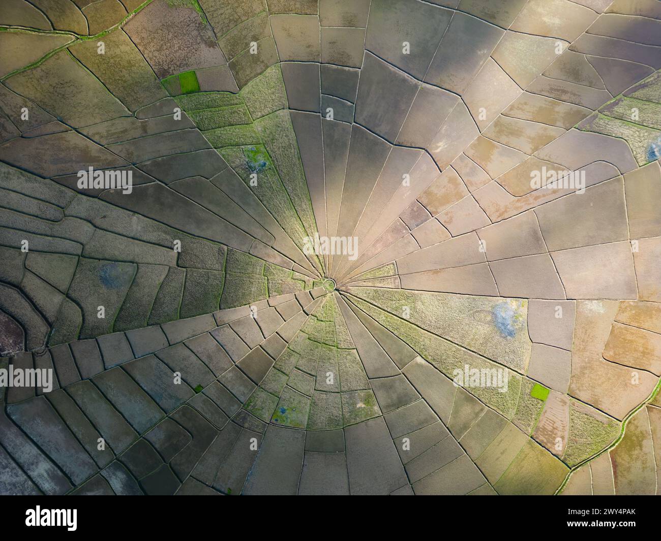 Aerial view stunning rice terraces hi-res stock photography and images ...