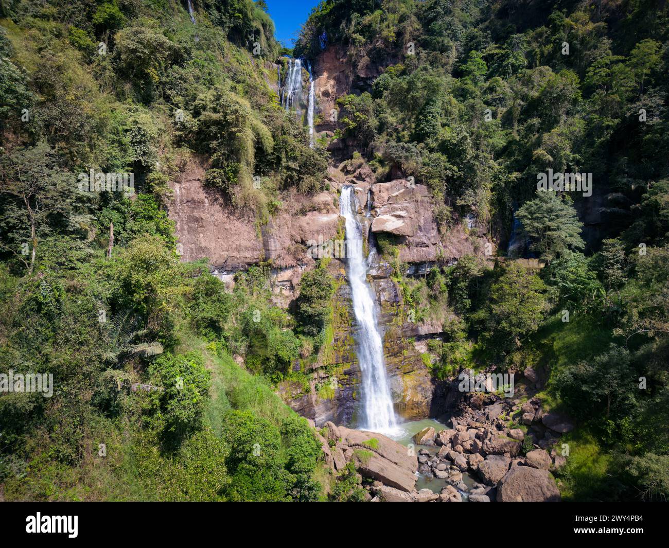 A captivating view of Air Terjun Tengkulese waterfall, Flores ...