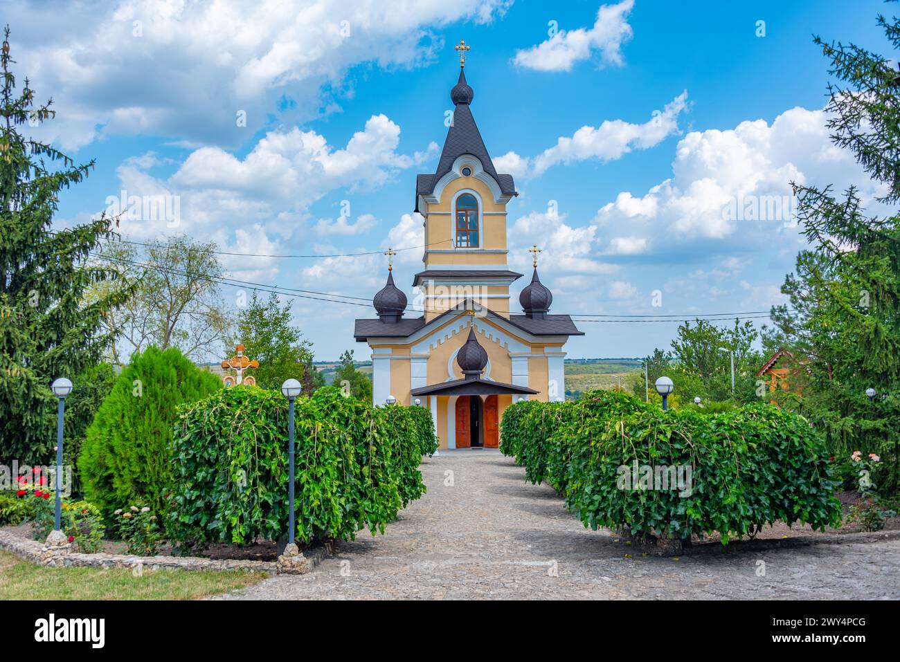 Church near Tipova monastery in Moldova Stock Photo - Alamy