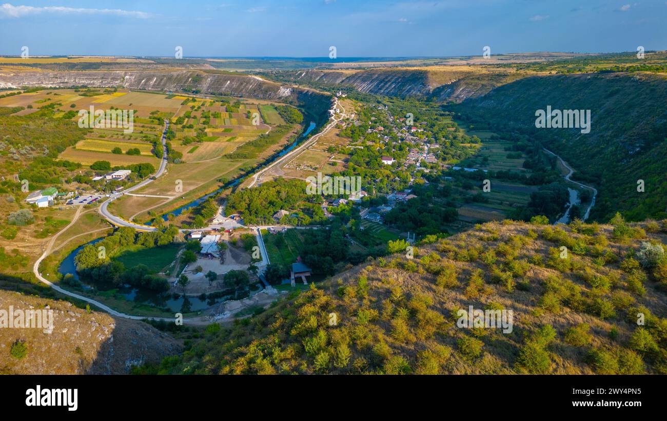 Panorama view of Butuceni village in Moldova Stock Photo - Alamy