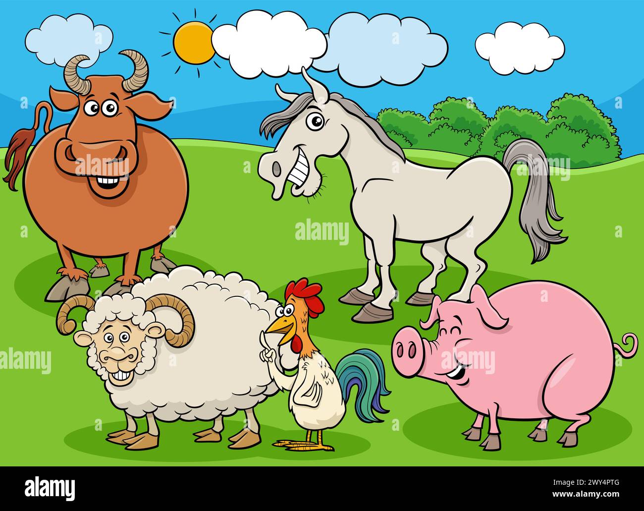 Ram pasture Stock Vector Images - Alamy