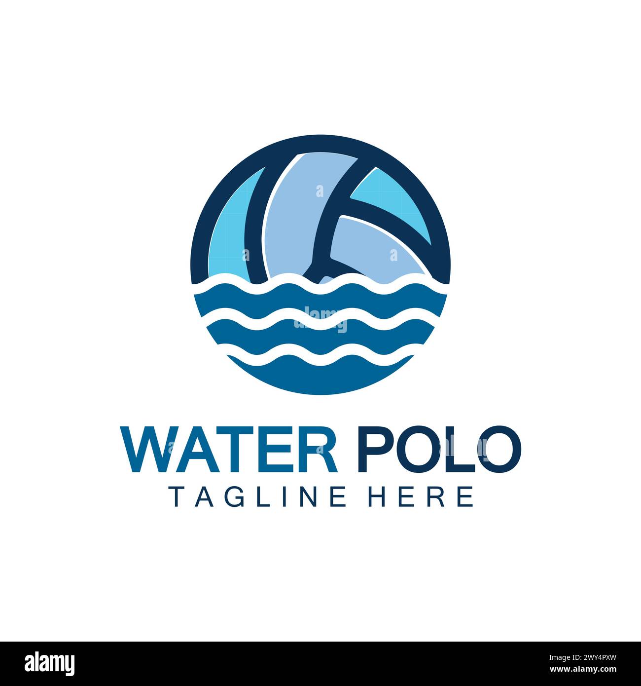 Water polo logo vector icon design. logo sport water polo Stock Vector ...