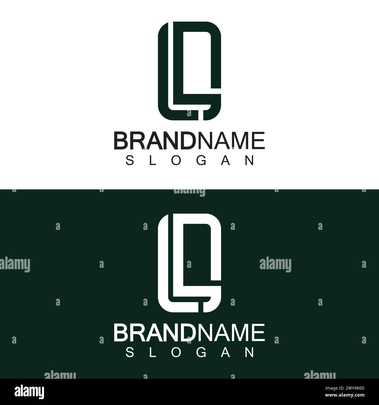 LS Letter Logo Design Template Vector in square shape Stock Vector ...