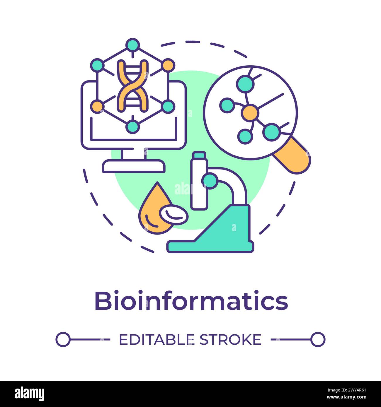Bioinformatics multi color concept icon Stock Vector Image & Art - Alamy Bioinformatics multi color concept icon Stock Vector Image & Art - Alamy