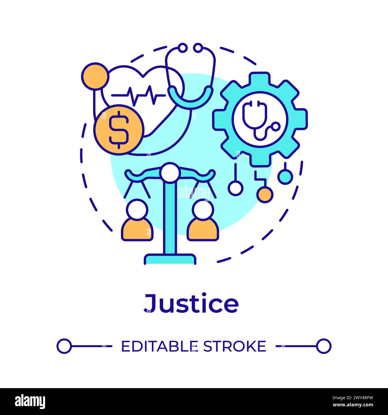 Access to justice scales Stock Vector Images - Alamy