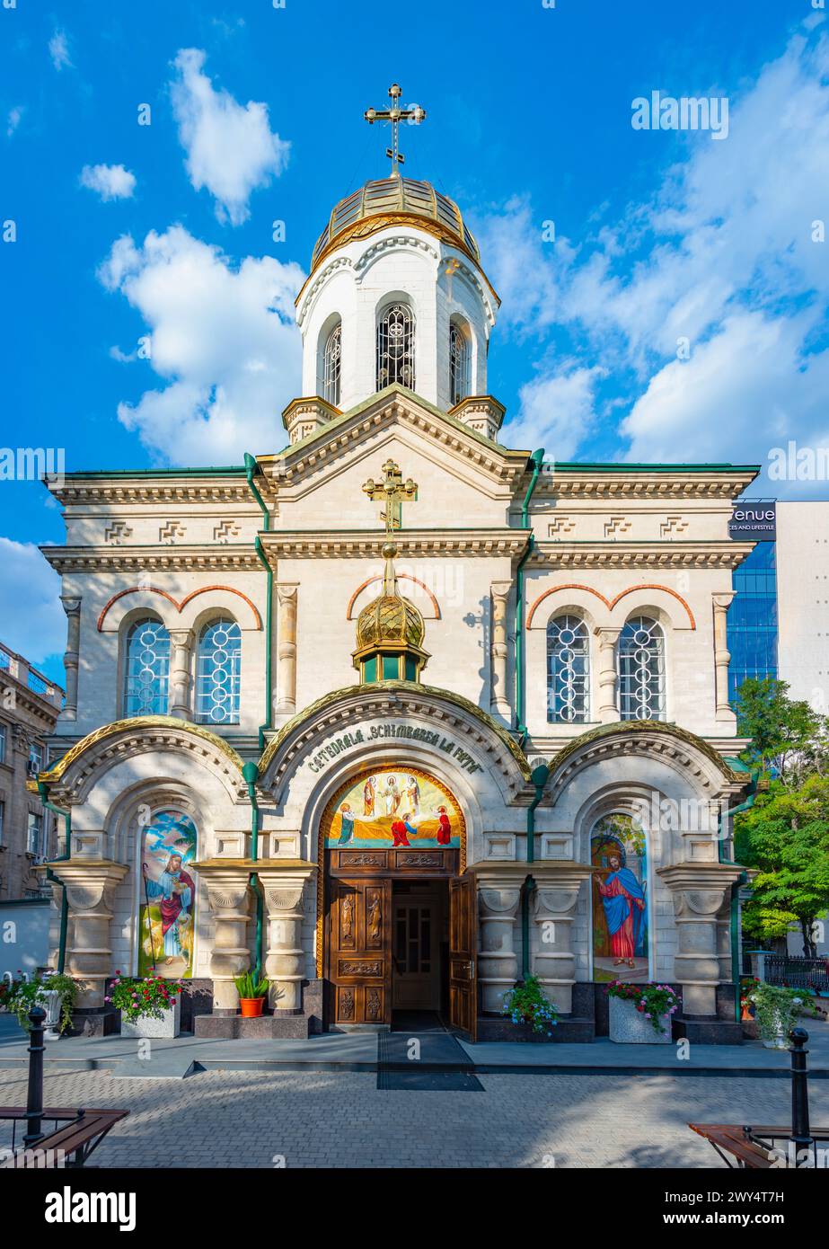Church of the Transfiguration of the Savior in Chisinau, Moldova Stock ...