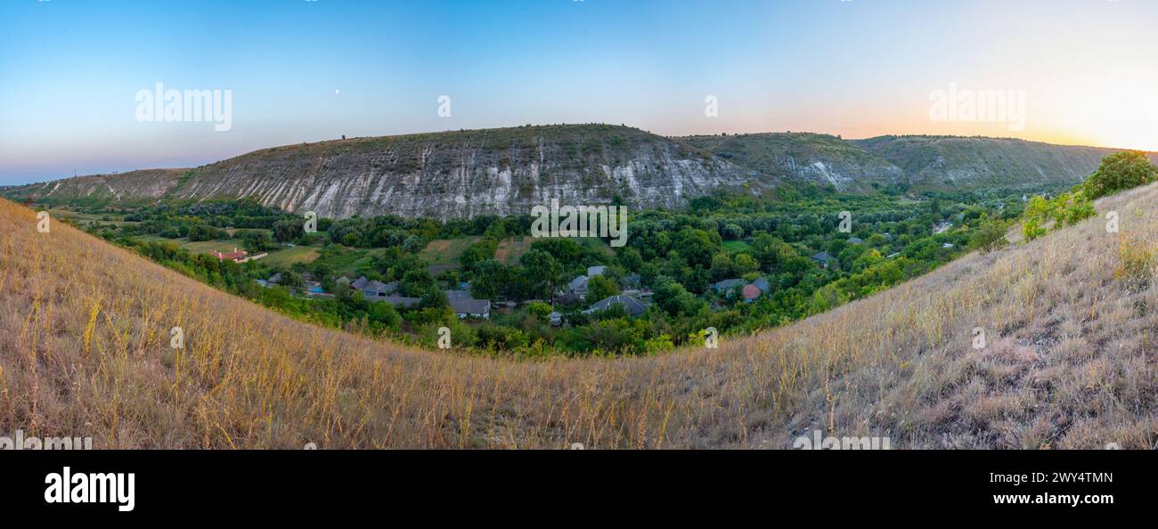 Panorama view of Butuceni village in Moldova Stock Photo - Alamy