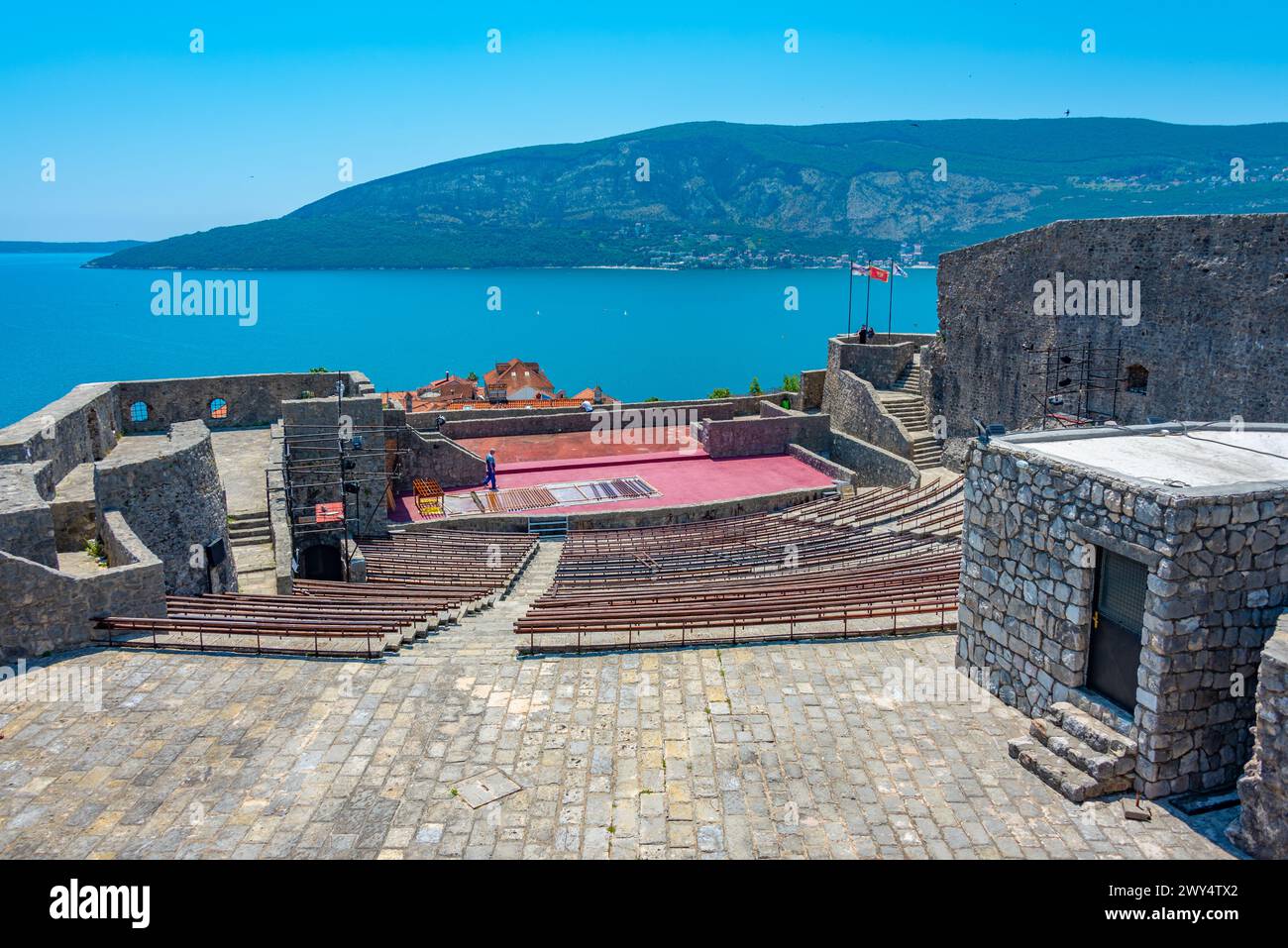Kanli Kula fortress in Herceg Novi in Montenegro Stock Photo - Alamy