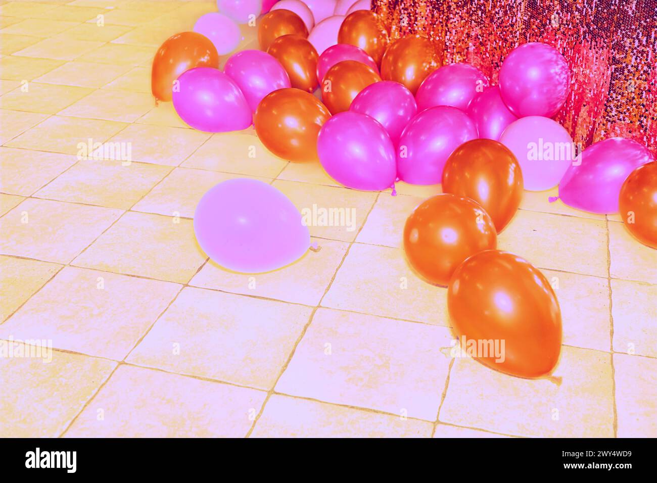Multi colored festive balloons for events, weddings, holidays Stock ...