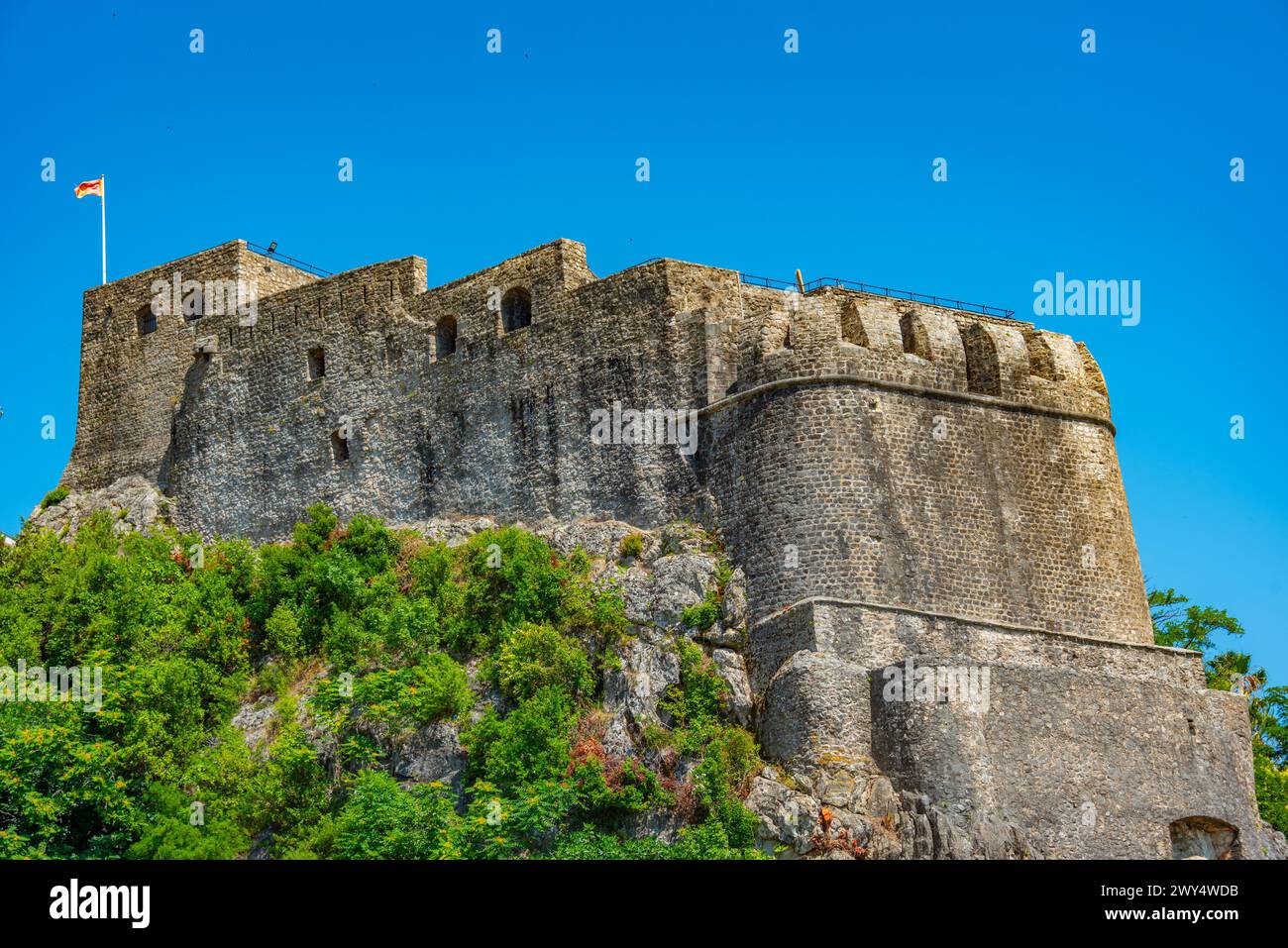 Forte Mare fortress in Herceg Novi in Montenegro Stock Photo - Alamy
