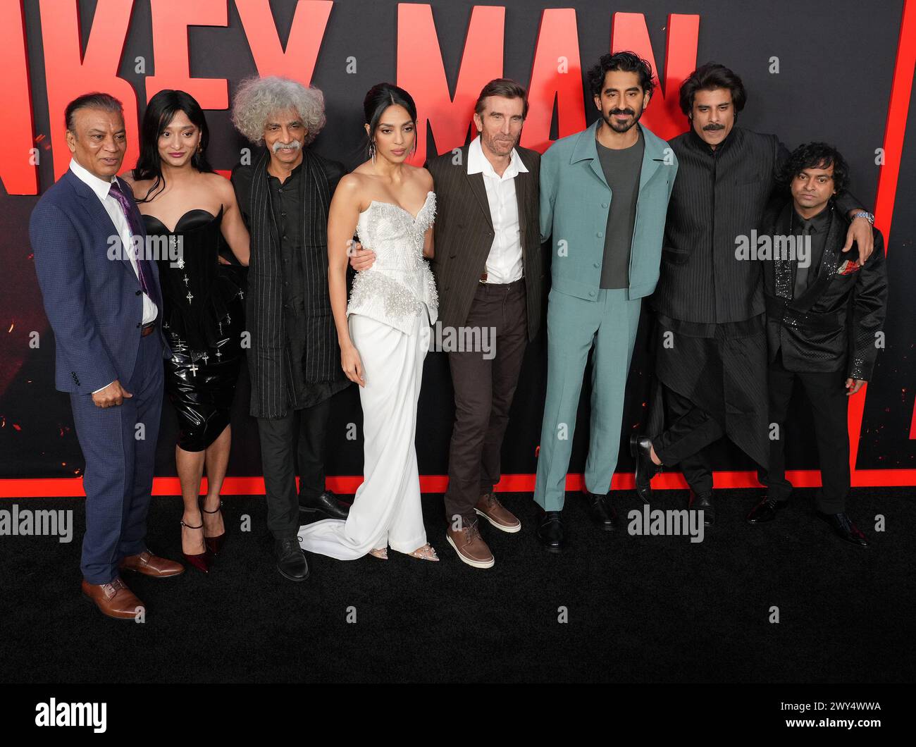 (L-R) MONKEY MAN Cast - Vipin Sharma, Reva Marchellin, Makarand ...