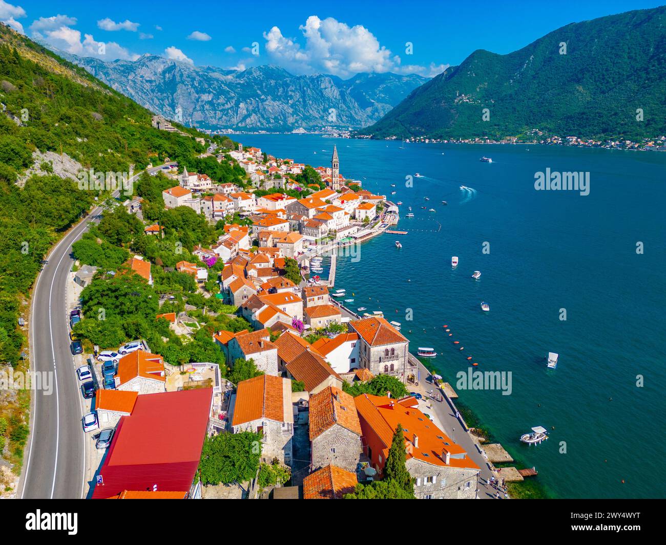Aerial view mountain landscape montenegro hi-res stock photography and ...
