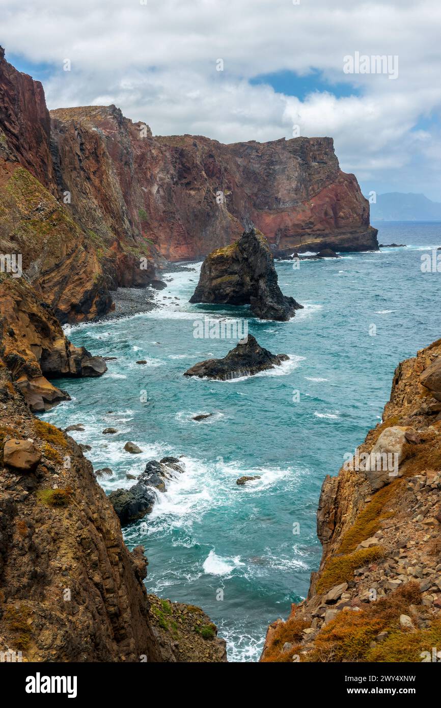 Scenic landscape at Ponta de São Lourenço, Madeira island, Portugal ...