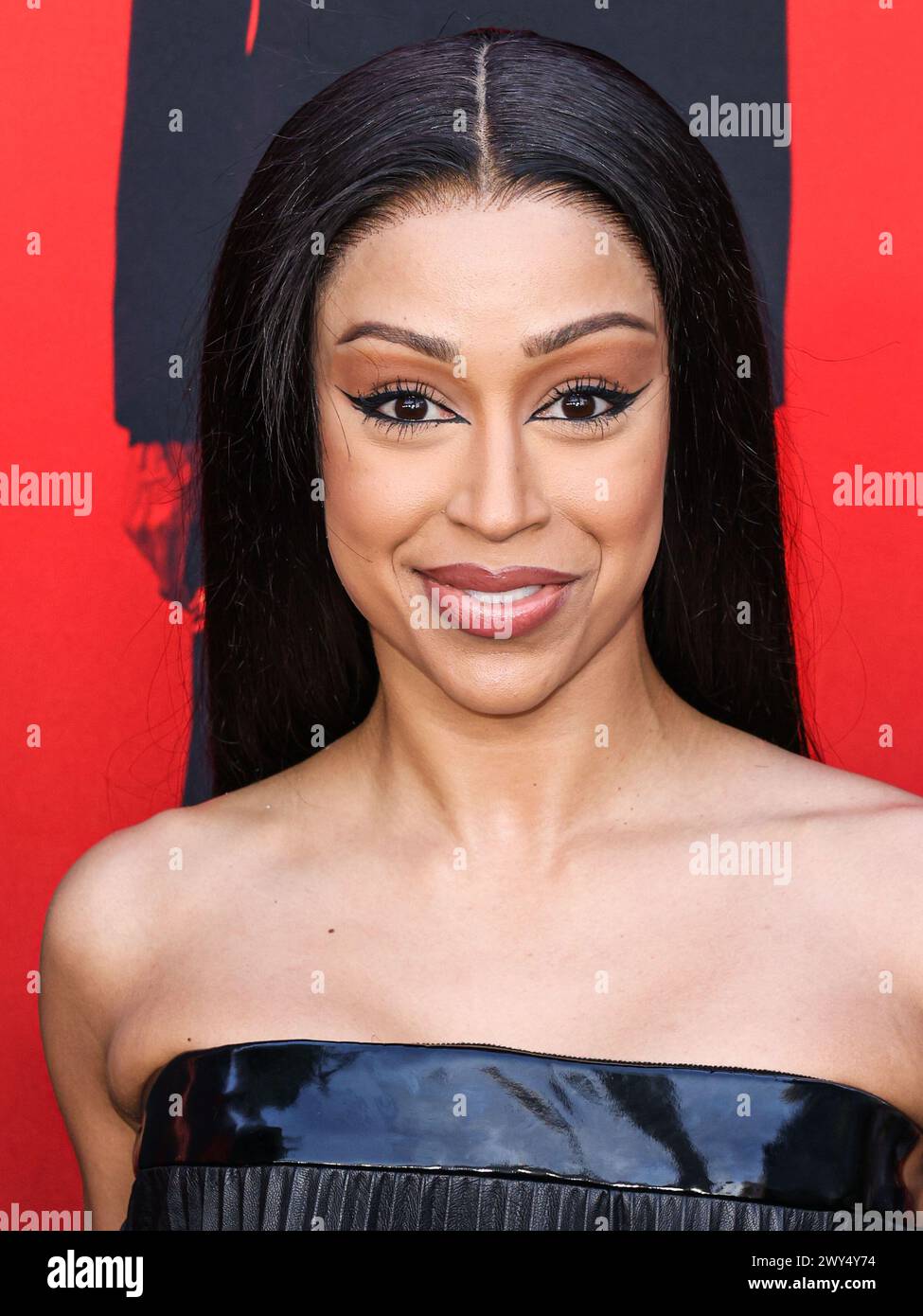 HOLLYWOOD, LOS ANGELES, CALIFORNIA, USA - APRIL 03: Liza Koshy arrives ...