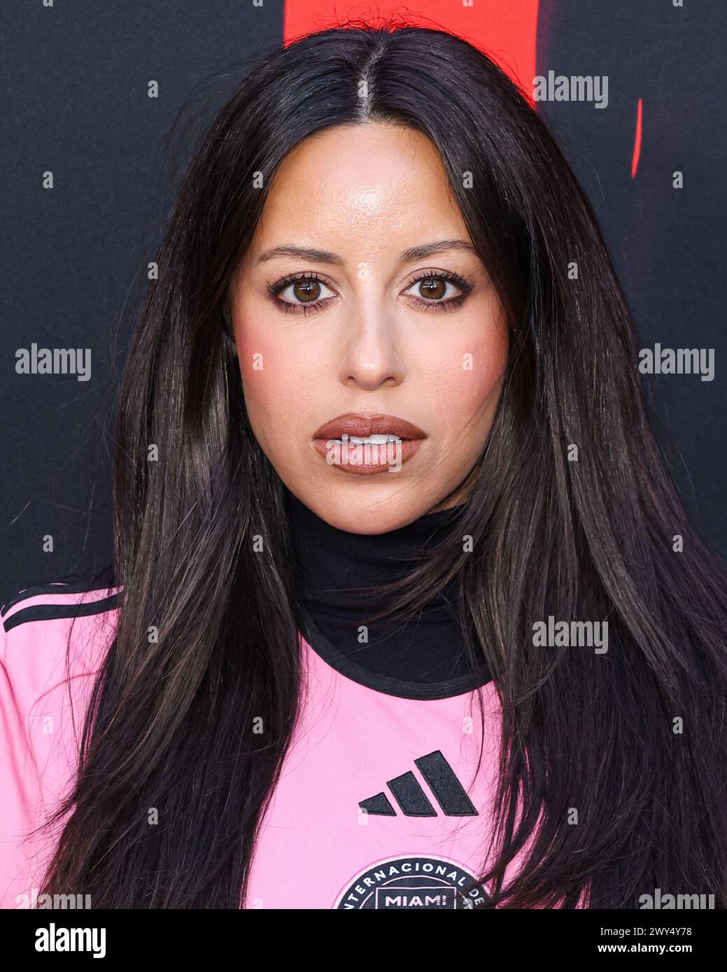 HOLLYWOOD, LOS ANGELES, CALIFORNIA, USA - APRIL 03: Naz Perez arrives ...