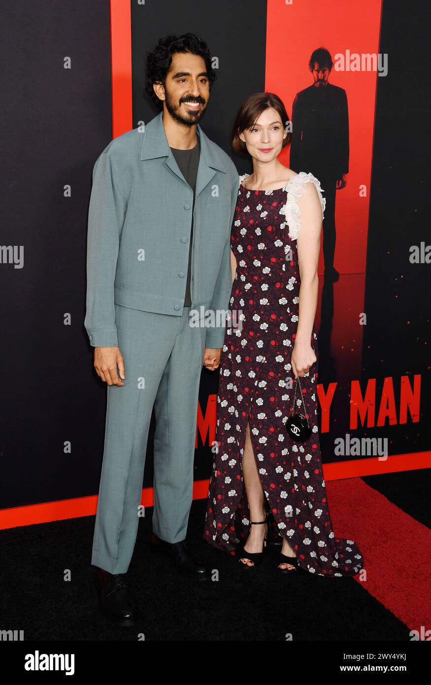 HOLLYWOOD, CALIFORNIA - APRIL 03: (L-R) Dev Patel and Tilda Cobham ...