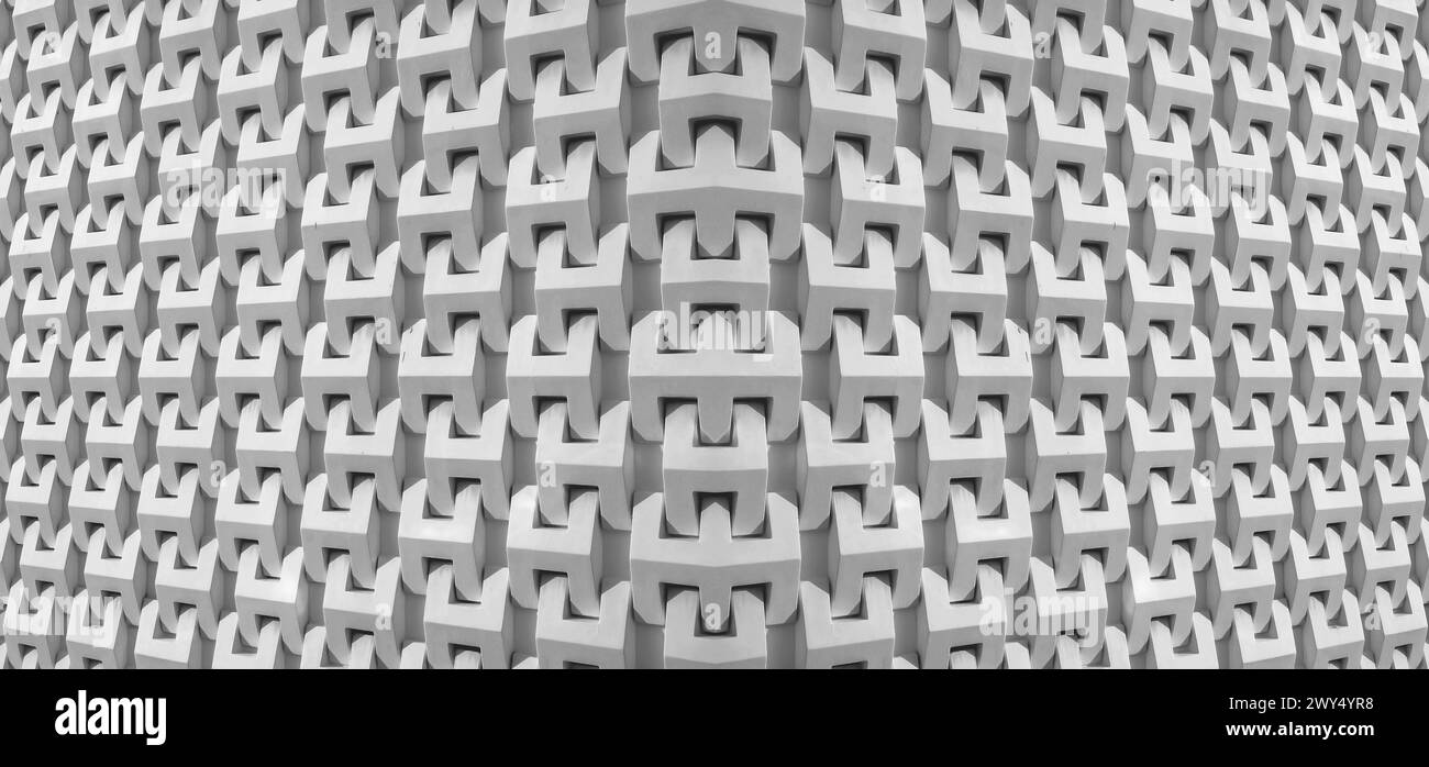 Artistic Diminishing Perspective of a Symmetry 3D Geometric Pattern ...