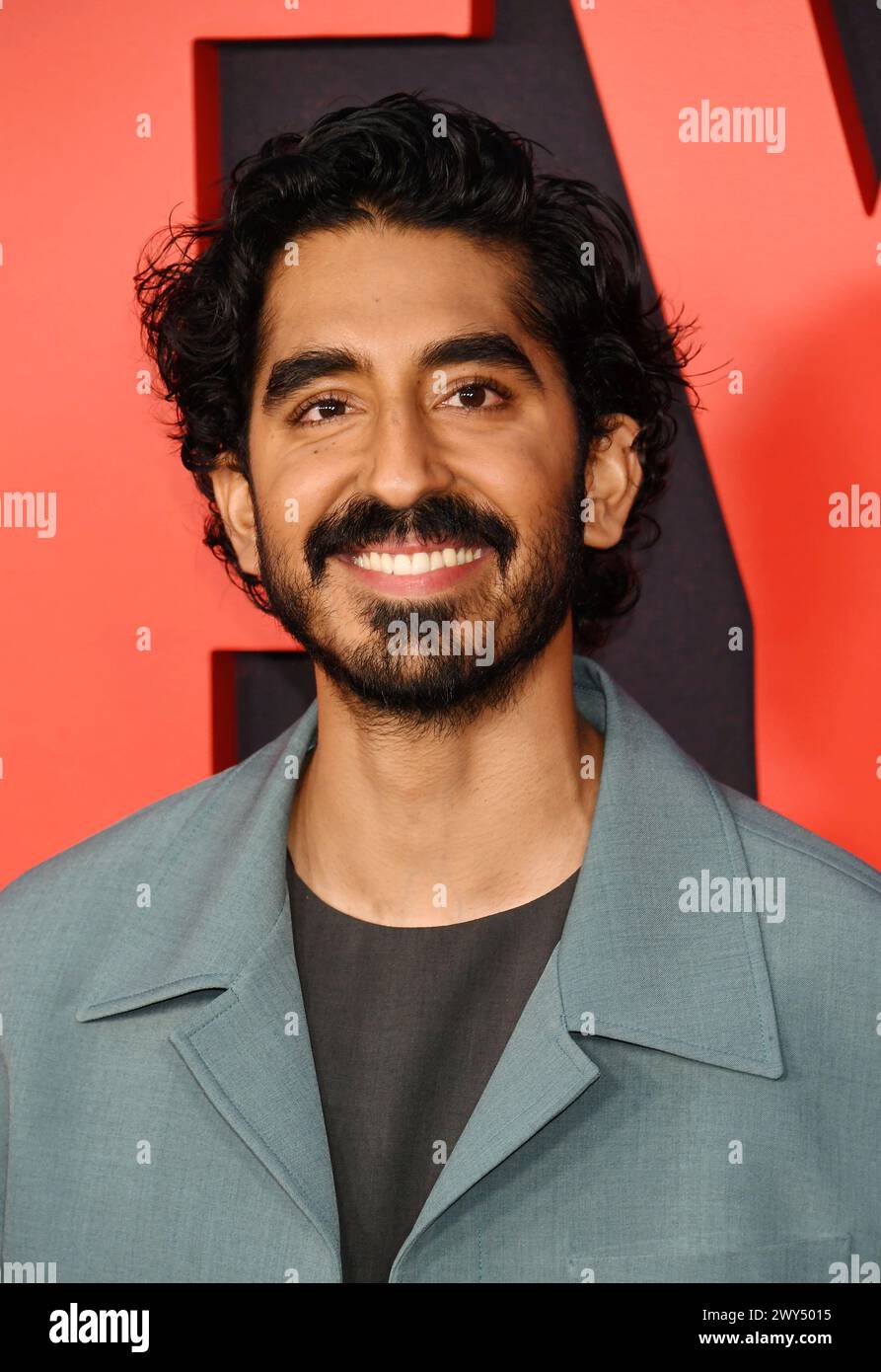 HOLLYWOOD, CALIFORNIA - APRIL 03: Dev Patel attends the Los Angeles ...