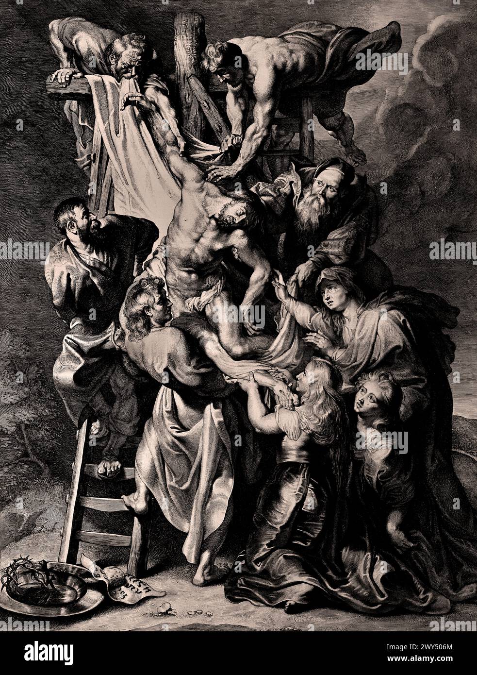 Descent from the Cross 1620 Lucas Vorsterman (1595–1675) was a Baroque engraver. He worked with ...