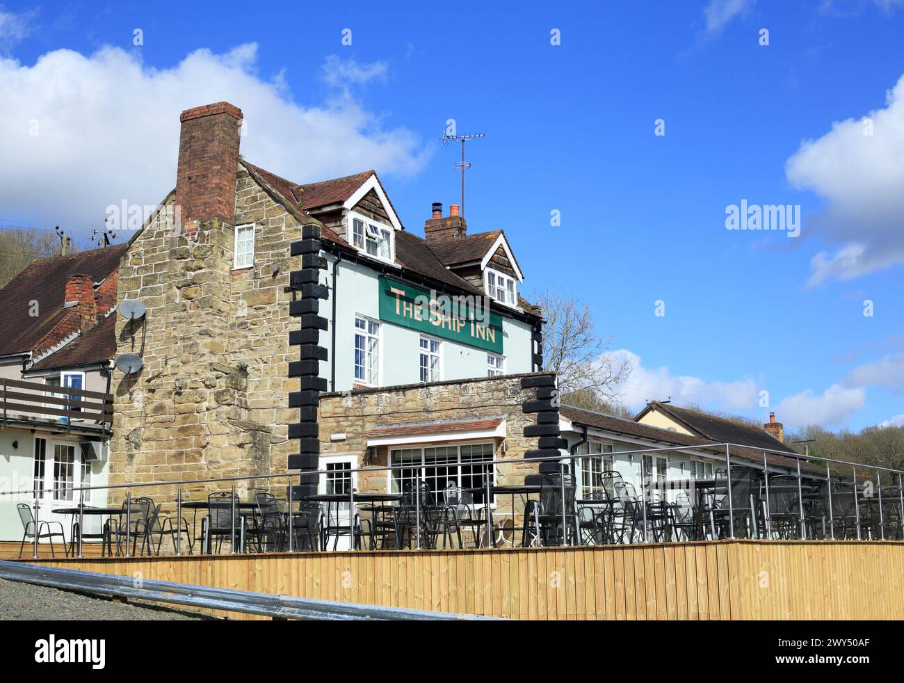 The Ship inn, Highley, Shropshire, England, UK Stock Photo - Alamy