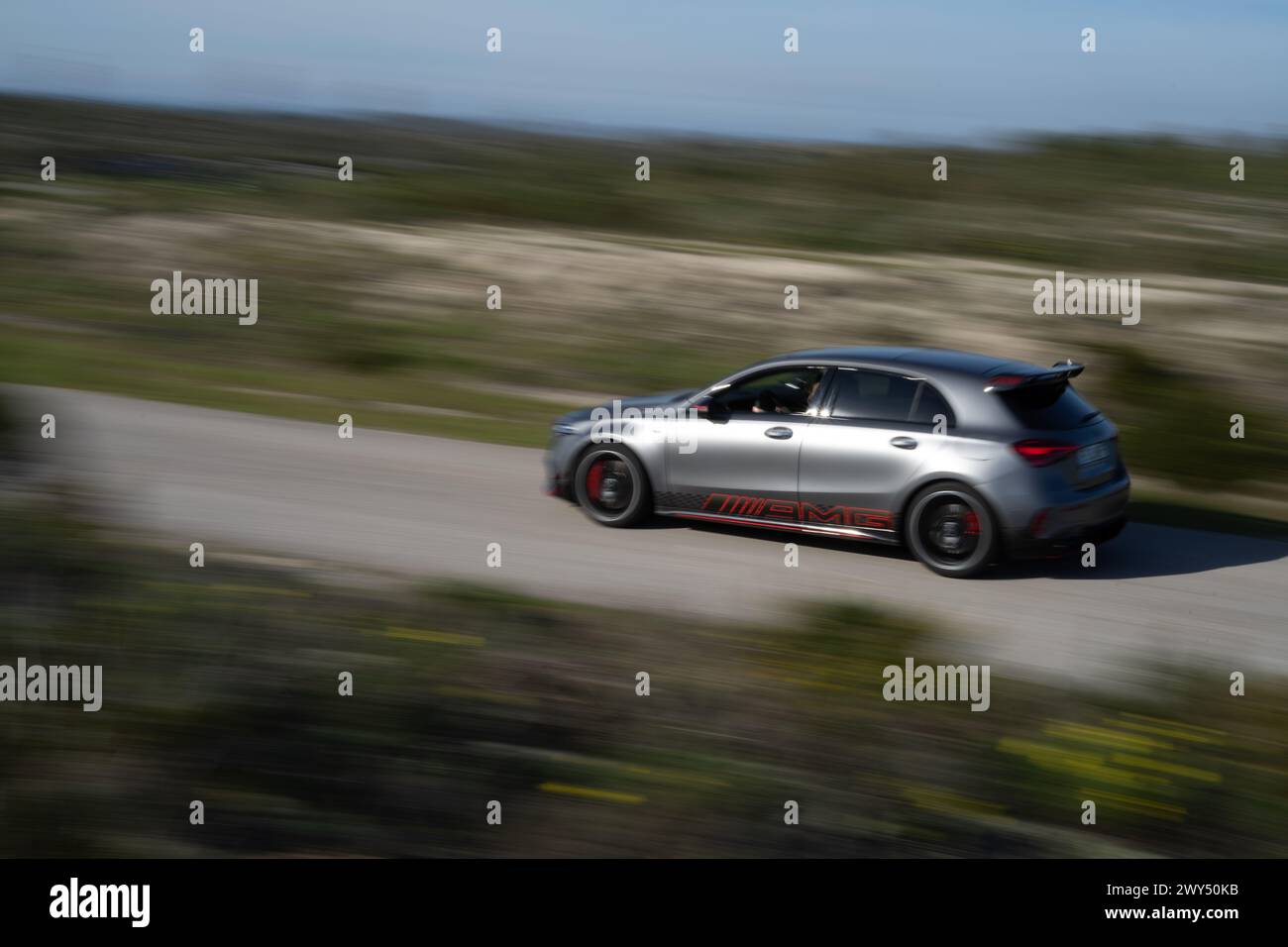 Mercedes-AMG A45s. The sports car from the AMG division of Mercedes ...