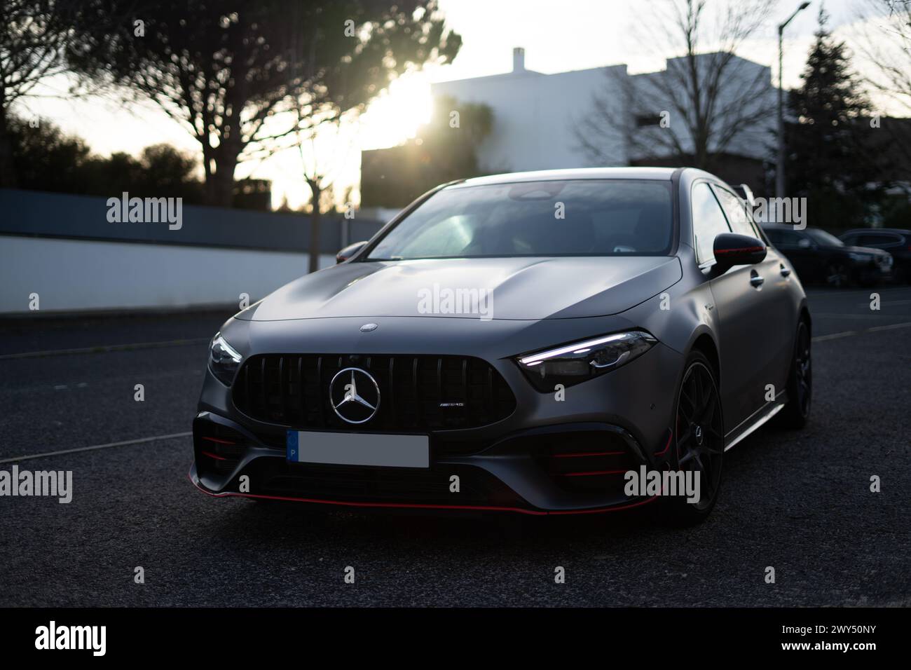 Mercedes-AMG A45s. The sports car from the AMG division of Mercedes ...