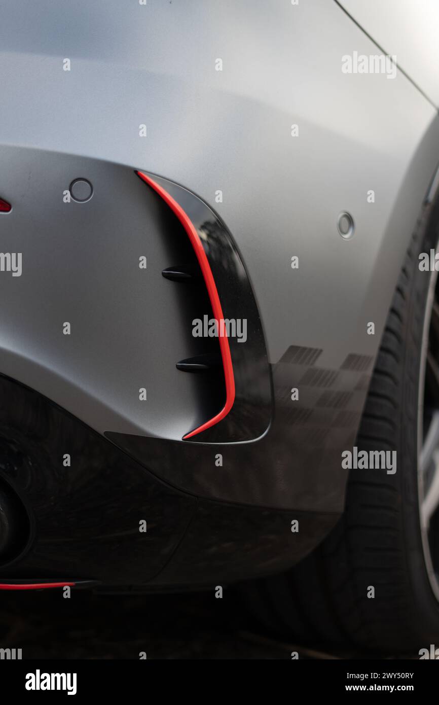 Mercedes-AMG A45s. The sports car from the AMG division of Mercedes ...