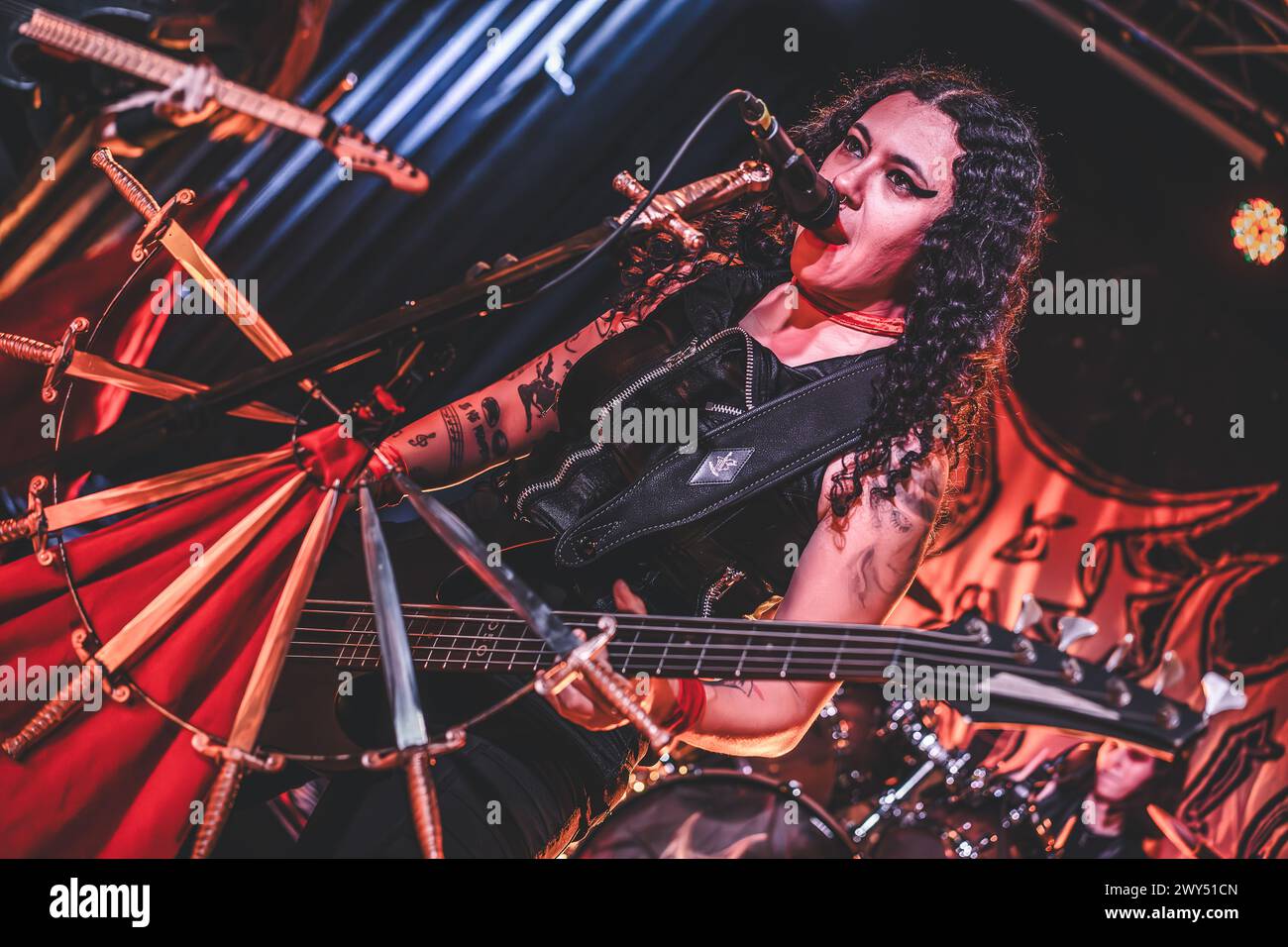 Aarhus, Denmark. 01St, April 2024. The Brazilian death metal band ...