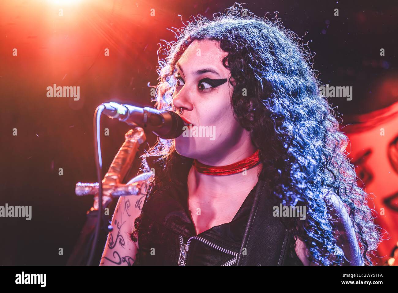 Aarhus, Denmark. 01St, April 2024. The Brazilian death metal band ...