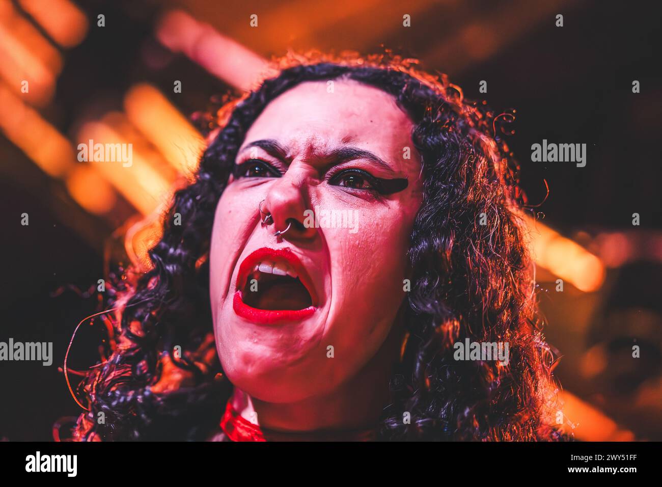 Aarhus, Denmark. 01St, April 2024. The Brazilian death metal band ...