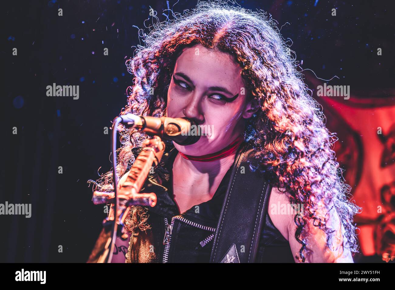 Aarhus, Denmark. 01St, April 2024. The Brazilian death metal band ...