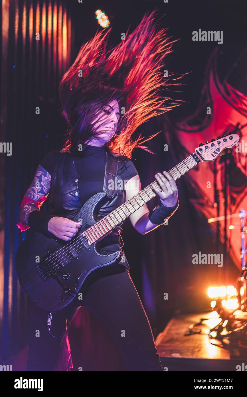 Aarhus, Denmark. 01St, April 2024. The Brazilian death metal band ...