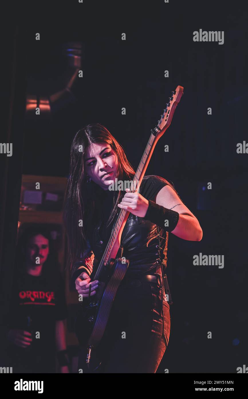 Aarhus, Denmark. 01St, April 2024. The Brazilian death metal band ...