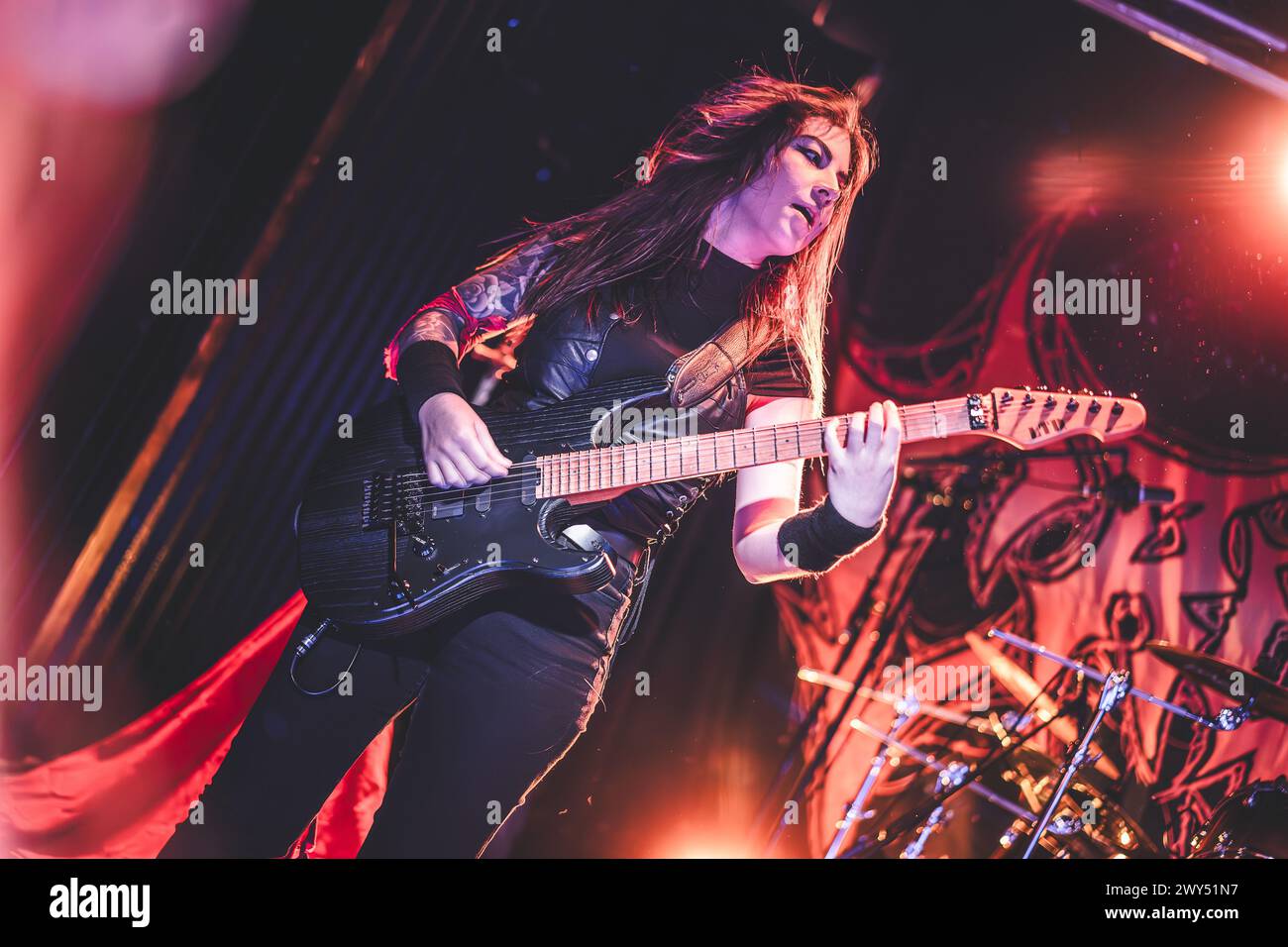 Aarhus, Denmark. 01St, April 2024. The Brazilian death metal band ...