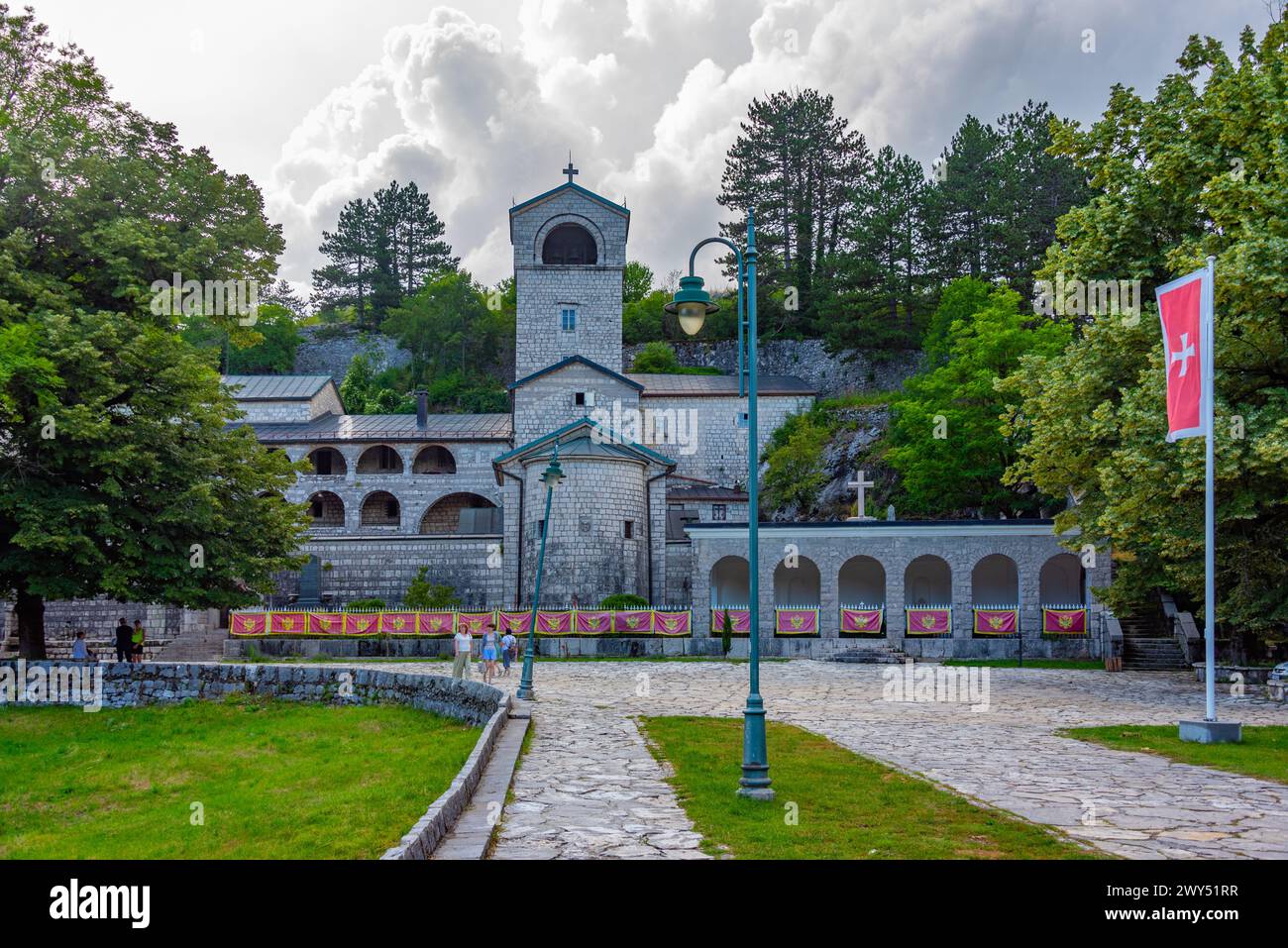 Cetinje monastery during summer, Montenegro Stock Photo - Alamy