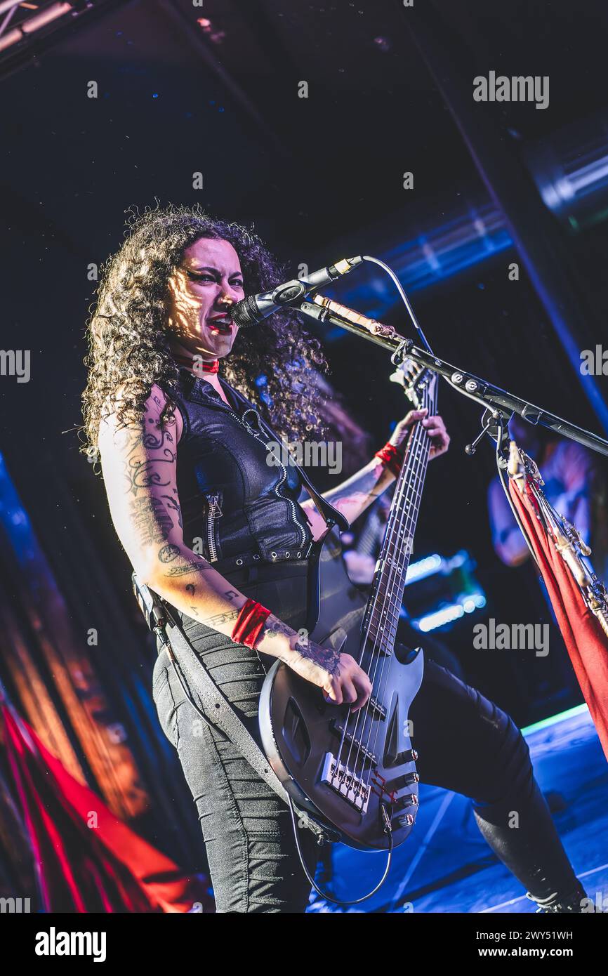 Aarhus, Denmark. 01St, April 2024. The Brazilian death metal band ...
