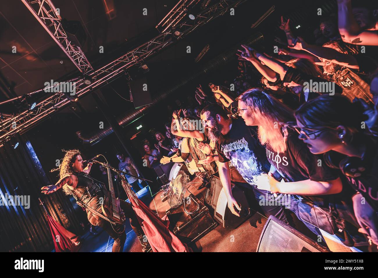 Aarhus, Denmark. 01St, April 2024. The Brazilian death metal band ...