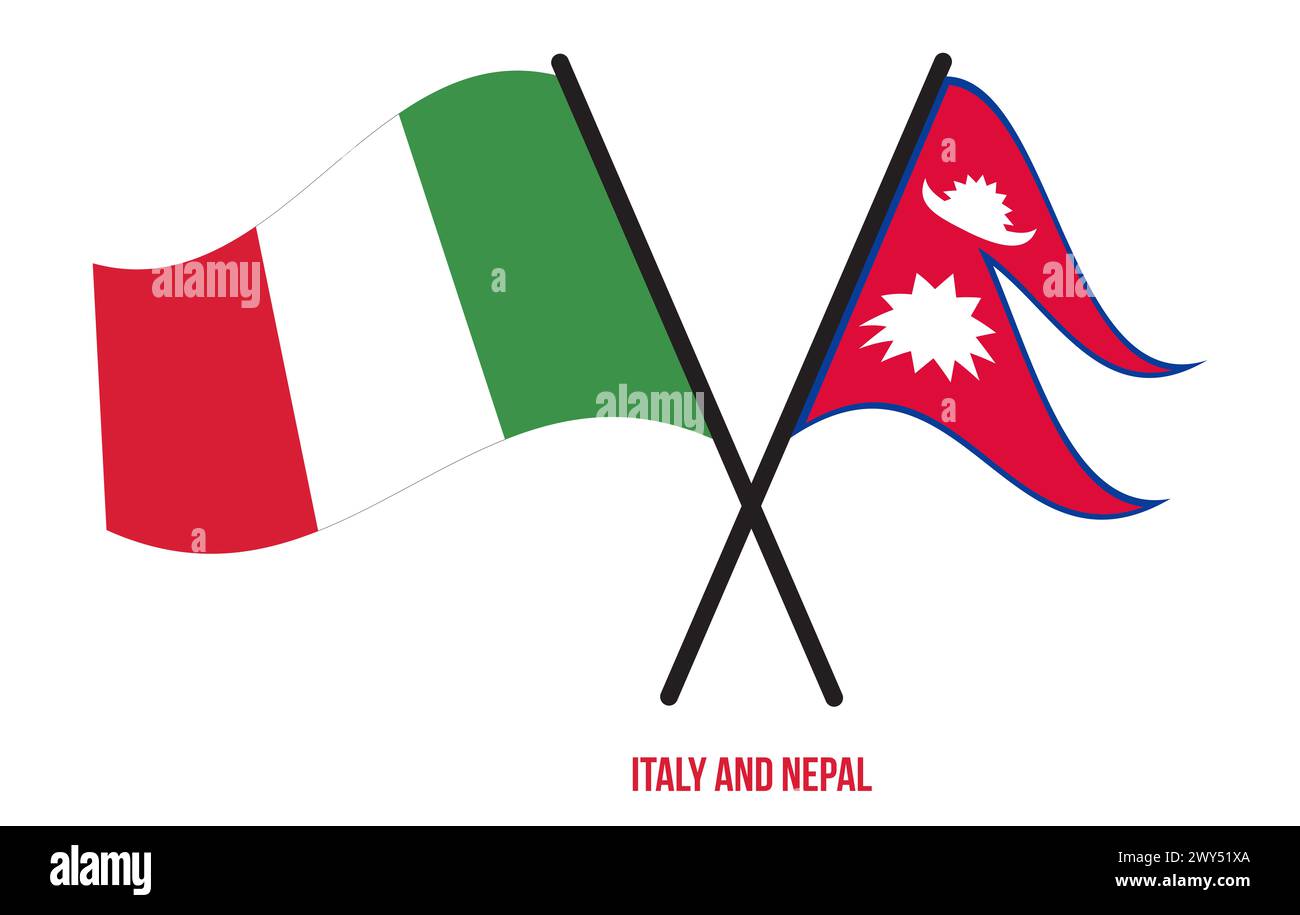 Nepal italy flag Cut Out Stock Images & Pictures - Alamy