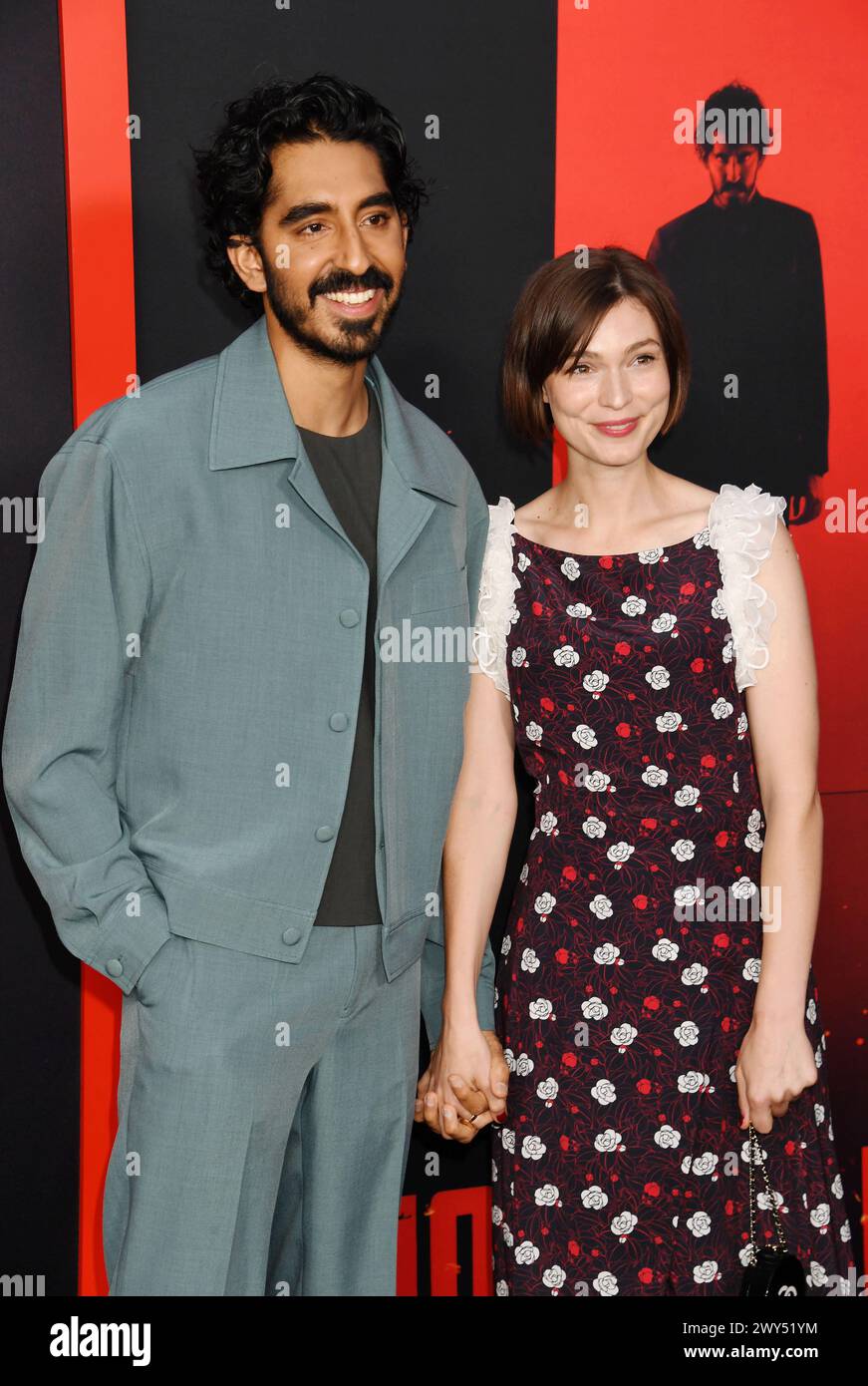Hollywood, California, USA. 03rd Apr, 2024. (L-R) Dev Patel and Tilda ...